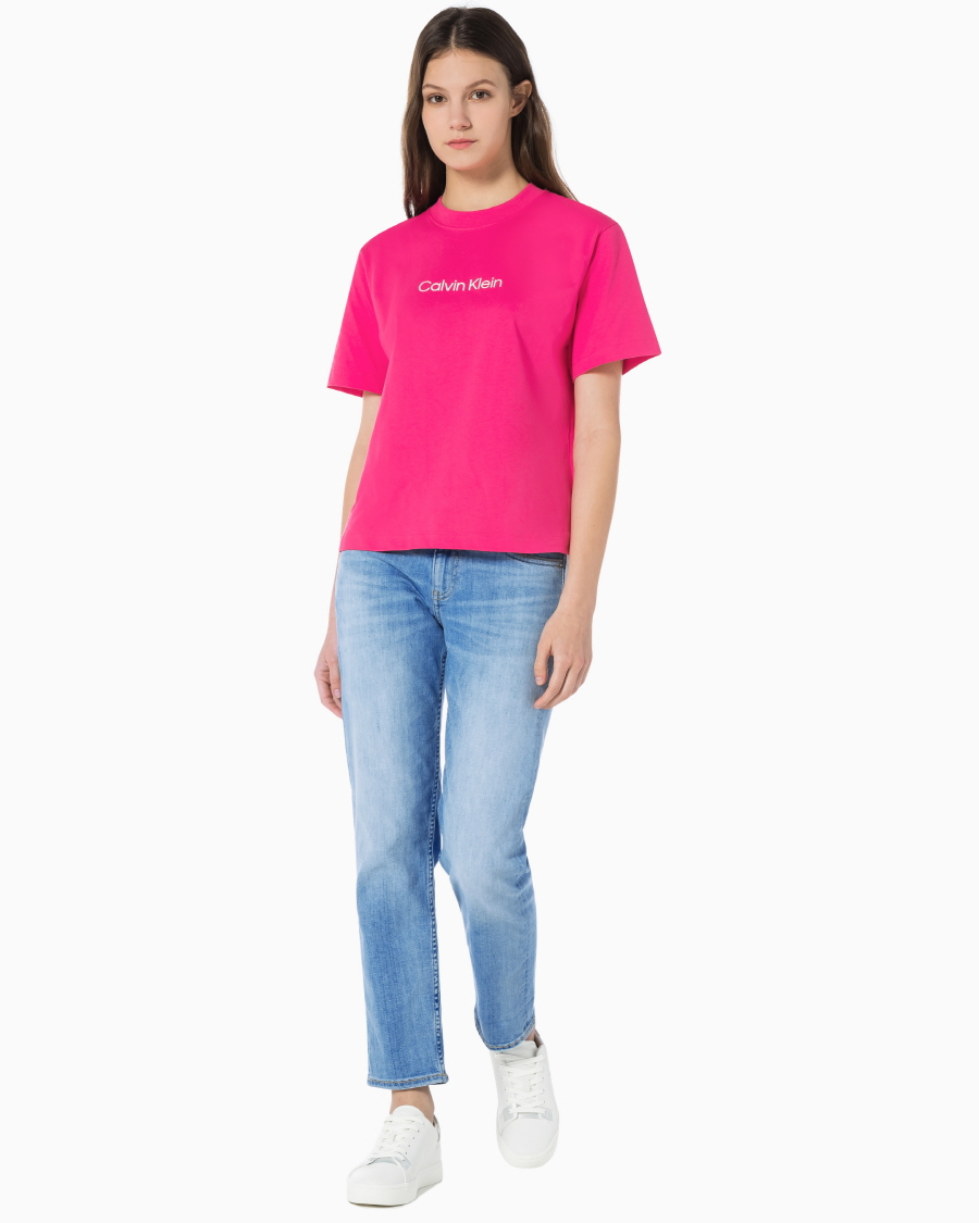 [캘빈클라인진] 미드라이즈 보이핏 미드블루 이태리데님(J218796-1A4)