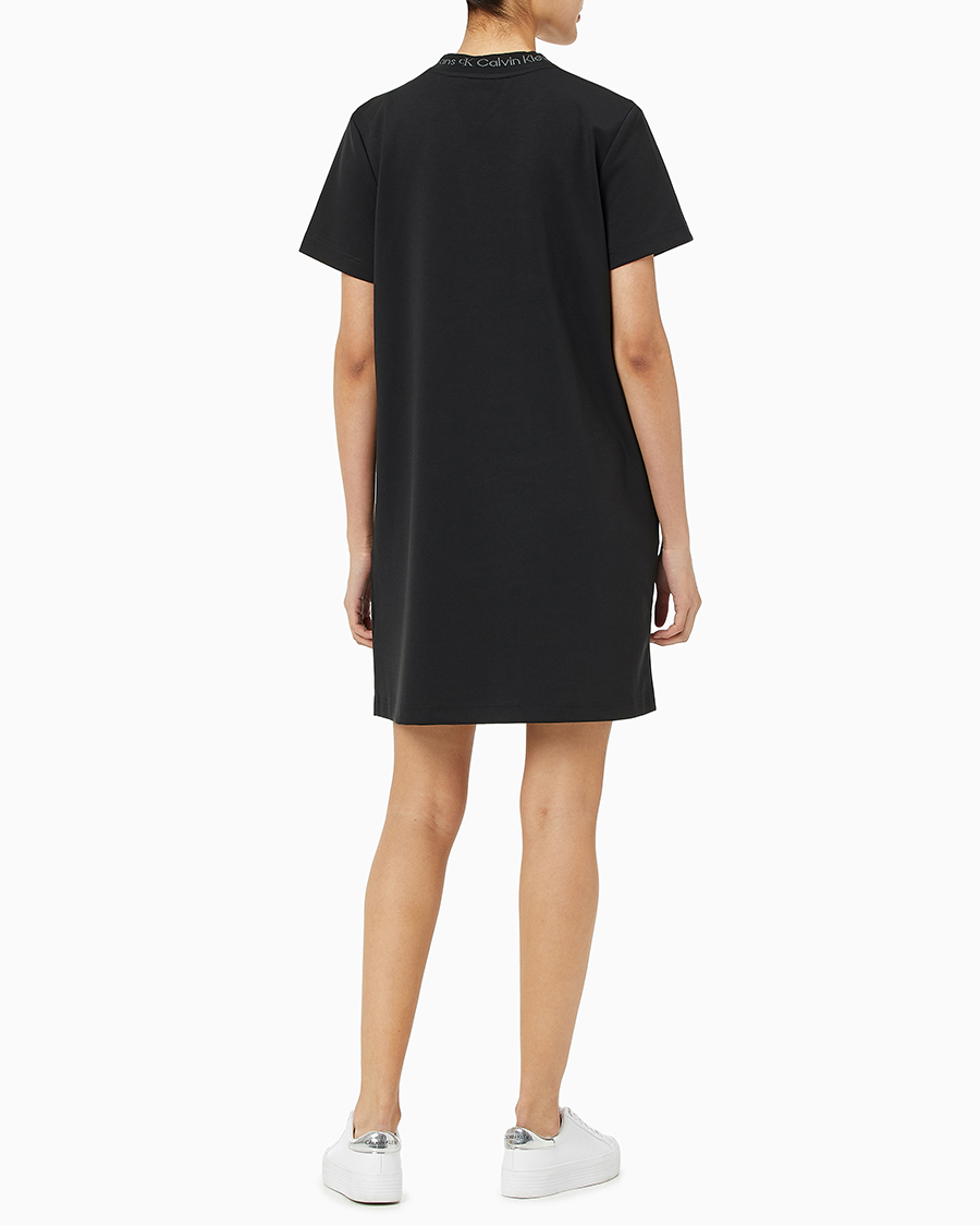 22 S/S[여] 로고 트림 밀라노 티셔츠 미니 드레스(J218895-BEH)