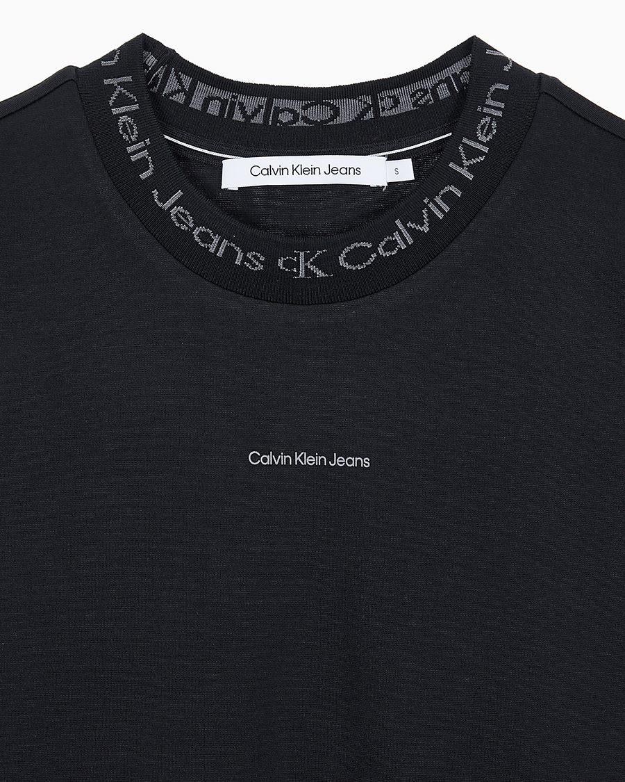 22 S/S[여] 로고 트림 밀라노 티셔츠 미니 드레스(J218895-BEH)