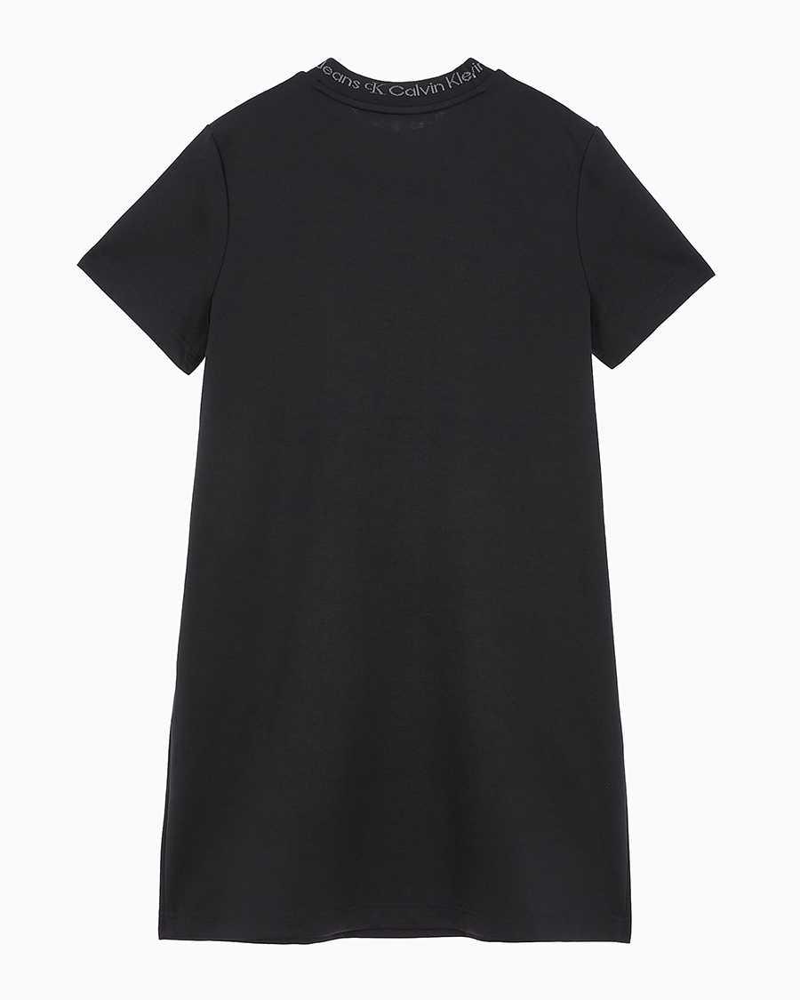 22 S/S[여] 로고 트림 밀라노 티셔츠 미니 드레스(J218895-BEH)