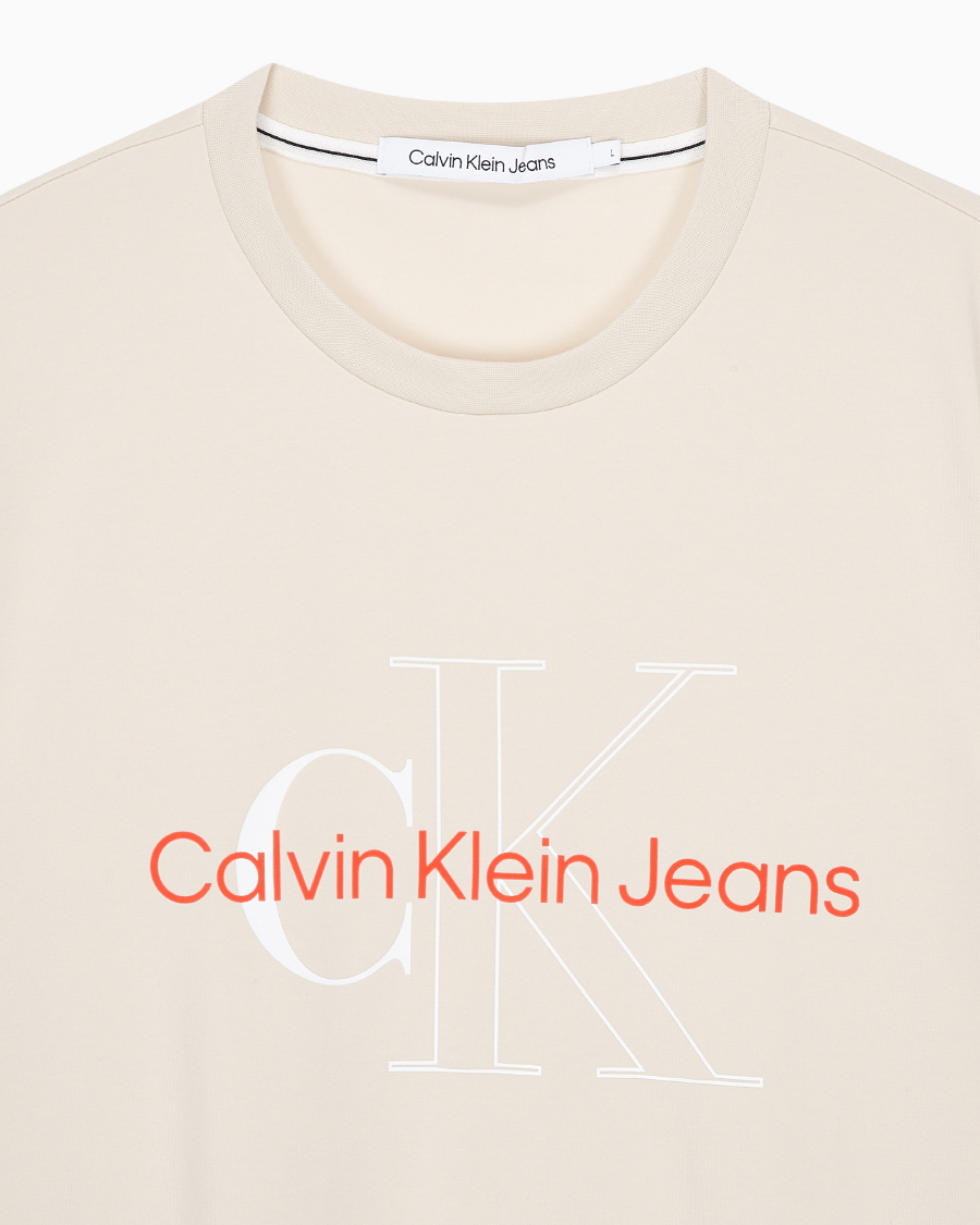 22 S/S[남] 슬림핏 투톤 모노그램 로고 반팔 티셔츠 (J320568-ACF)