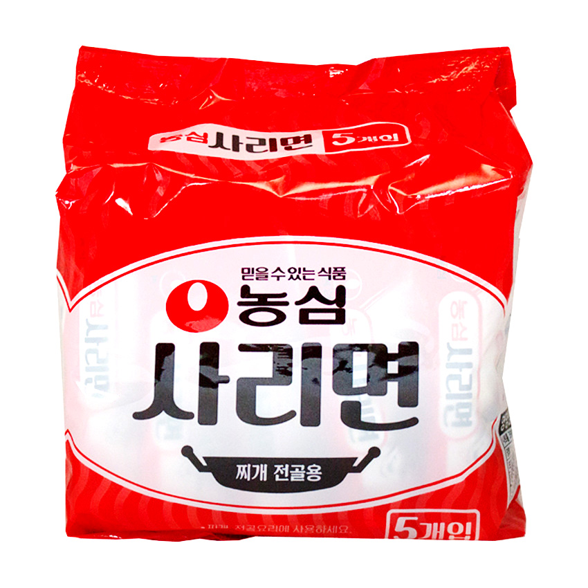 농심 사리면(110g*5입 CJ프레시웨이전용 550g/EA) 라면사리 사리면 - 최저가 사업자 식자재 | 식봄