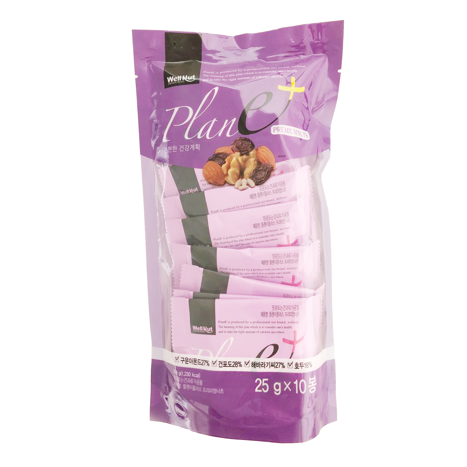 웰넛 견과믹스(플랜이플러스_25g*10입 250g/EA) - 최저가 사업자 식자재 | 식봄