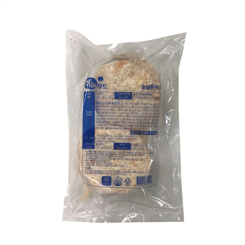 하늘푸드 순살돈까스(130g*10개입 1.3Kg/EA) - 최저가 사업자 식자재 | 식봄