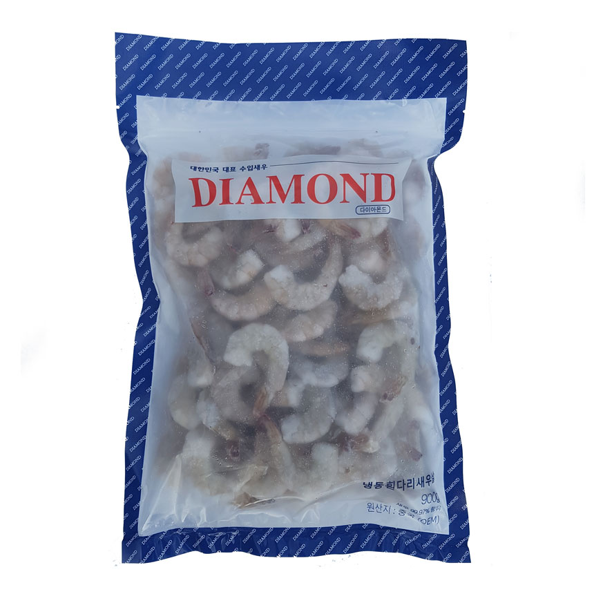[다이아몬드] 탈각새우(16/20) 900g / 냉동 생 칵테일새우(IQF) - 최저가 사업자 식자재 | 식봄
