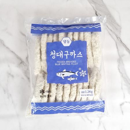 냉동 청대구까스 1.2kg(60g x 20개) 생선까스 - 7,000원 - 식봄
