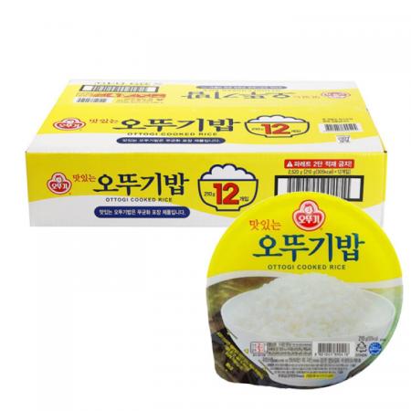 오뚜기밥 12개입(210g*12) - 13,200원 - 식봄