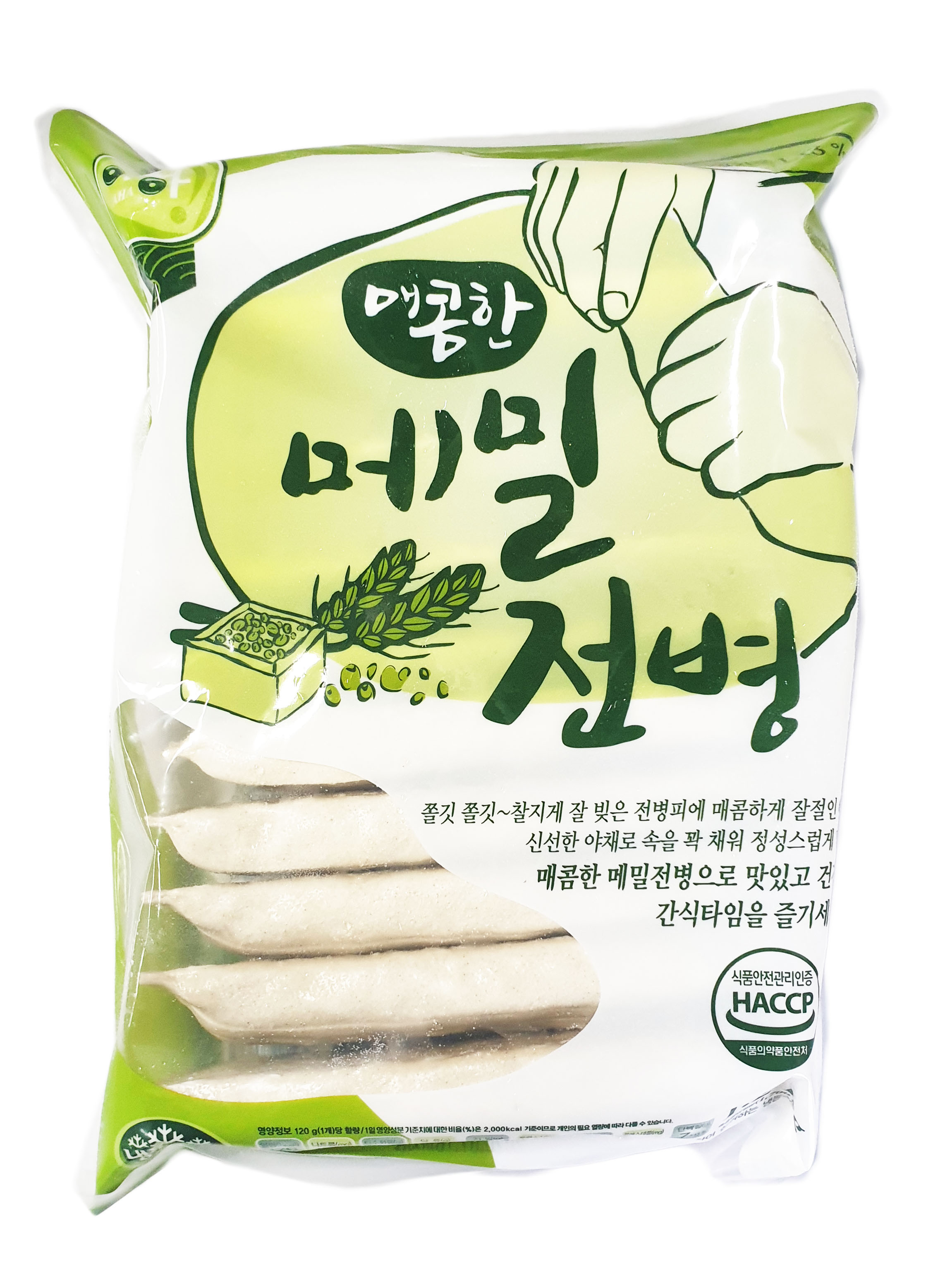 아하 매콤한 메밀전병 1.2kg 냉동 - 최저가 사업자 식자재 | 식봄