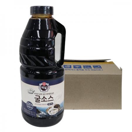 백설 굴소스2.4kg 6개 박스 - 61,500원 - 식봄