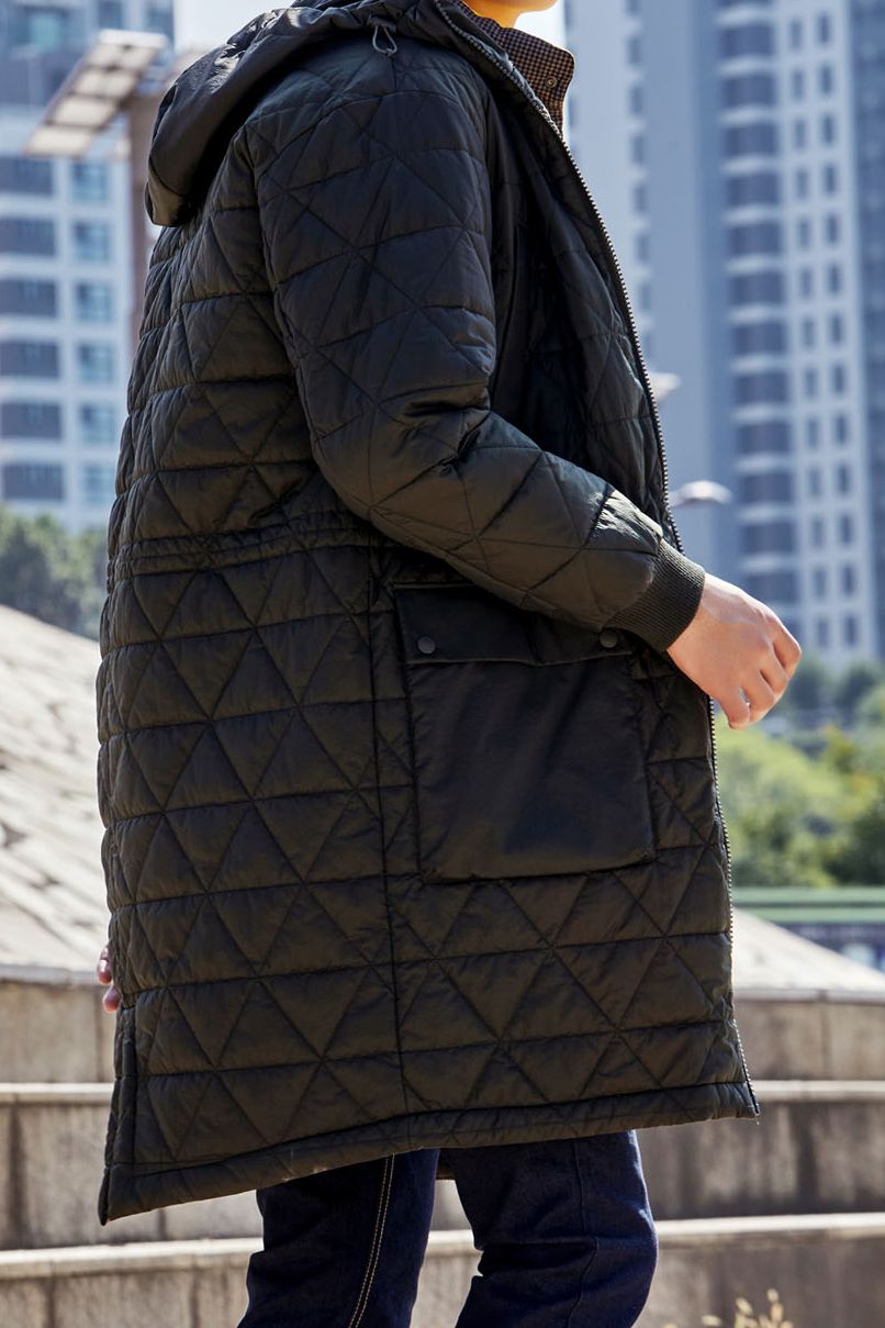 남성 긴기장 패딩자켓(키퍼롱)