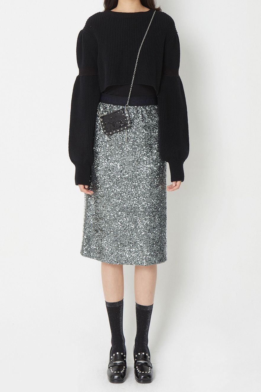 [Holiday Edition] Spangle H-line Skirt