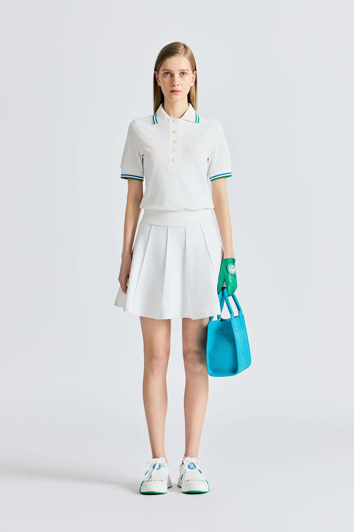 FLOCKING PRINTED T-SHRIT(WOMEN)_G/FORE