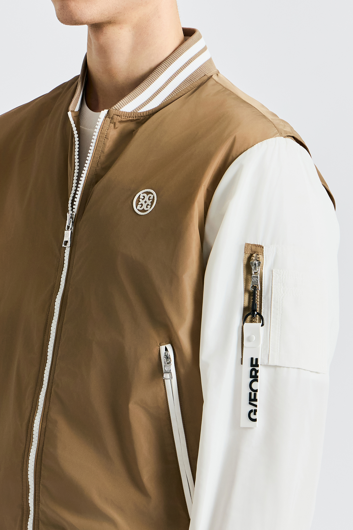 WOVEN VARSITY JACKET(MEN)_G/FORE