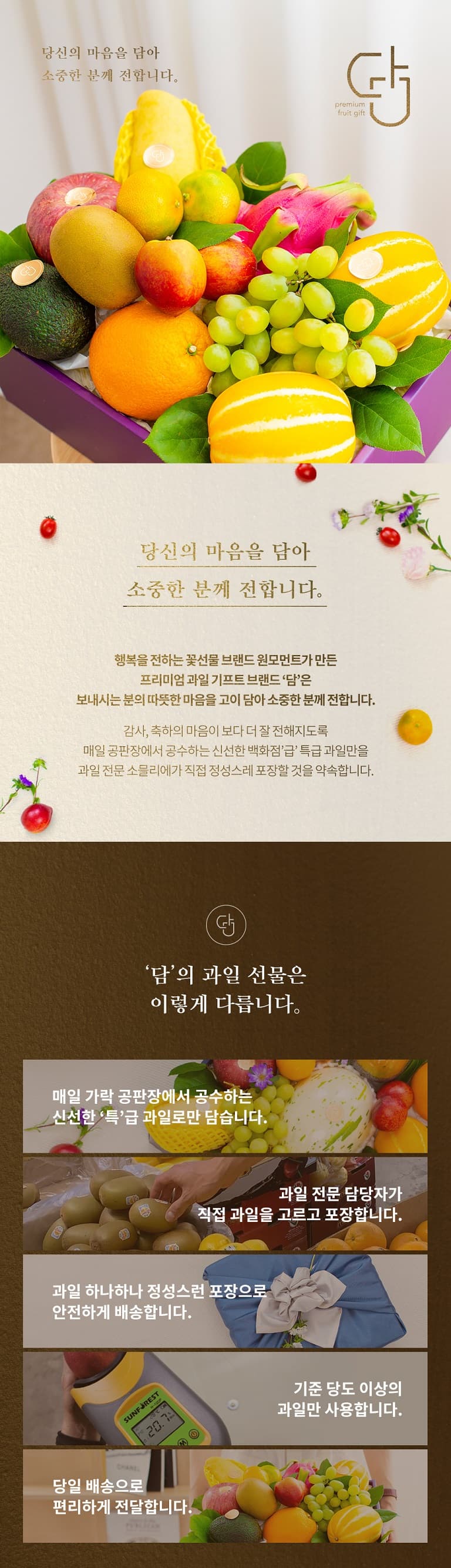 프리미엄 계절과일 바스켓 8종 원모먼트