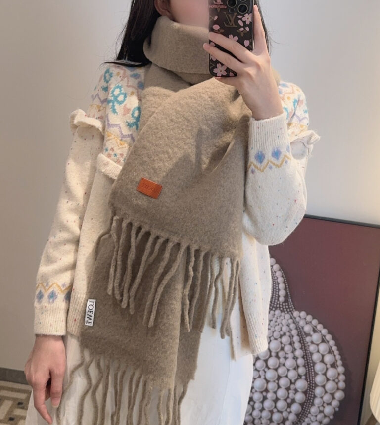 [로에베] 모헤어 & 울 블렌드 스카프 (4 COLORS) - SKY Shop