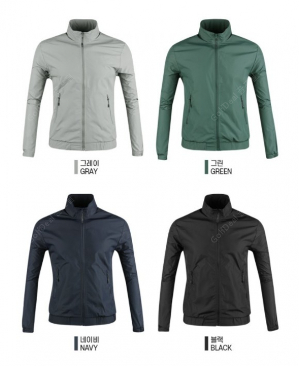 [골프딜] 퍼스파이어 남성 바람막이 점퍼 GA147 - 상품정보