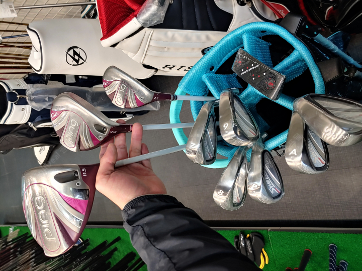 [골프딜] PING GLE2,PRGR조합 여성풀세트 - 상품정보