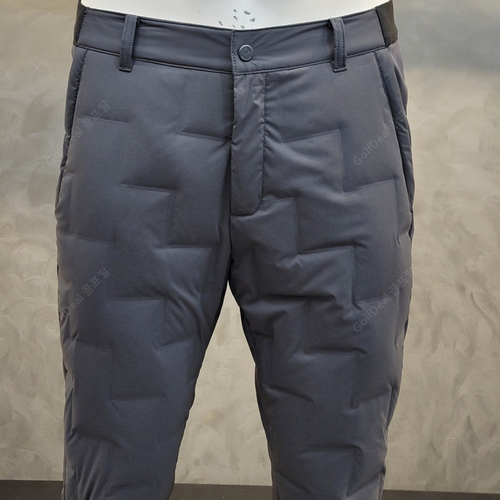 [골프딜] 레노마골프 남성 겨울 구스 다운 바지 무봉재 허리 밴딩 방한 패딩 팬츠 K4553 - 상품정보