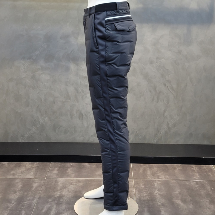 [골프딜] 레노마골프 남성 겨울 구스 다운 바지 무봉재 허리 밴딩 방한 패딩 팬츠 K4553 - 상품정보