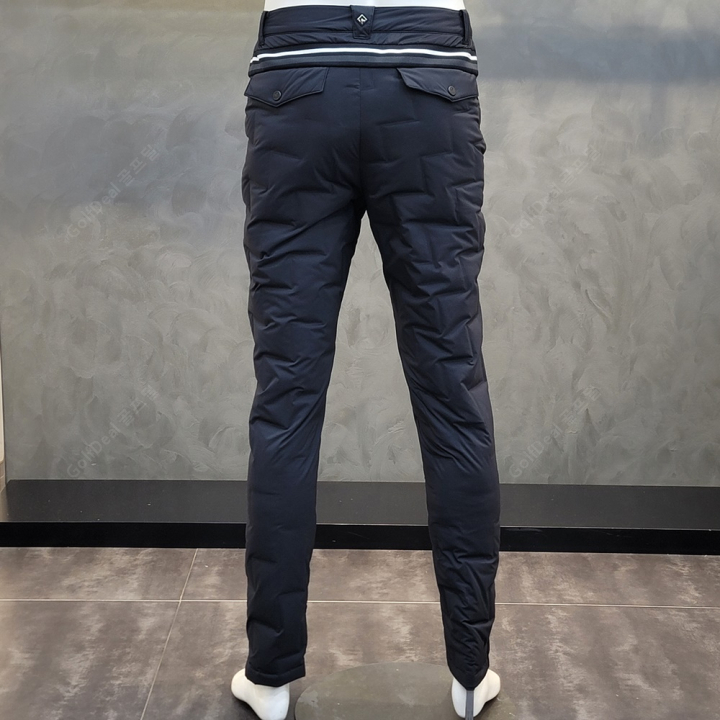 [골프딜] 레노마골프 남성 겨울 구스 다운 바지 무봉재 허리 밴딩 방한 패딩 팬츠 K4553 - 상품정보