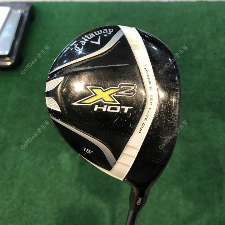 [골프딜] 캘러웨이 X2-HOT 3번 15도 투어AD GT-7S강도 페어웨이 우드 - 상품정보