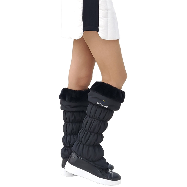 [골프딜] 까스텔바작 여성 패딩 퍼 장식 방한 레그워머 발토시 CW812 - 상품정보