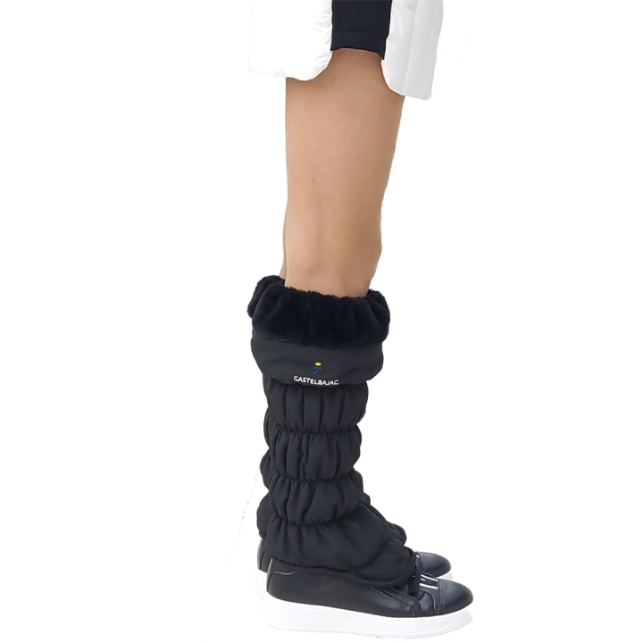 [골프딜] 까스텔바작 여성 패딩 퍼 장식 방한 레그워머 발토시 CW812 - 상품정보