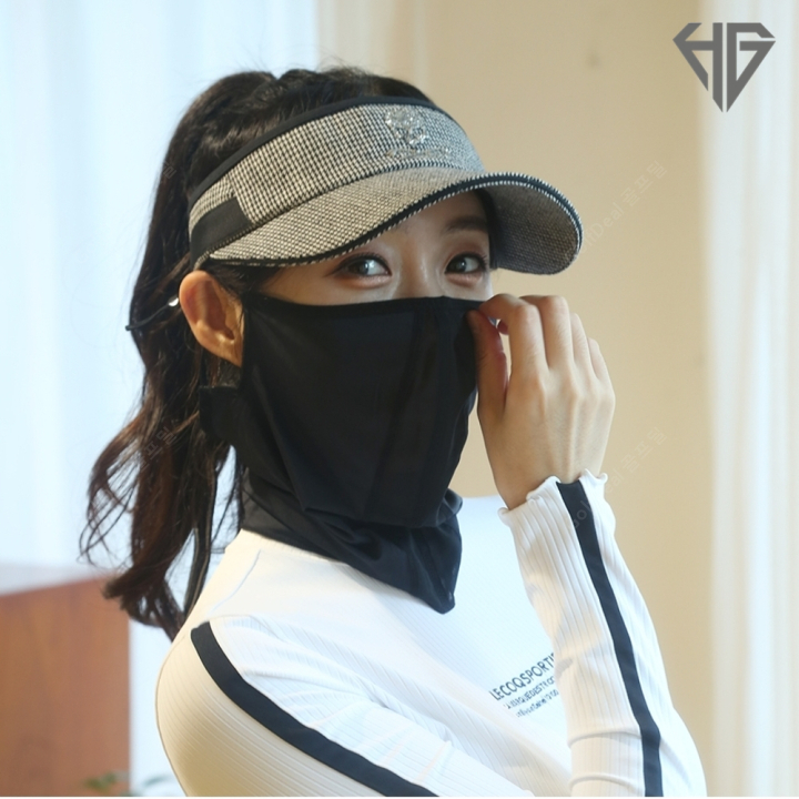 골프딜 힙스타골프 여성 남성 Uv 자외선차단 골프 햇빛가리개 쿨 냉감 마스크 상품정보