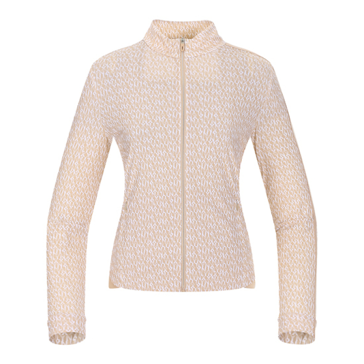 [골프딜] 링스 여성 전판프린트 져지점퍼 L21B1TS071-GY - 상품정보