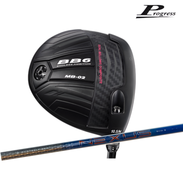 [골프딜] 프로그레스 BB6 MB02 9.5도 드라이버 에어로테크 넥서스 블루 5S 샤프트 - 상품정보