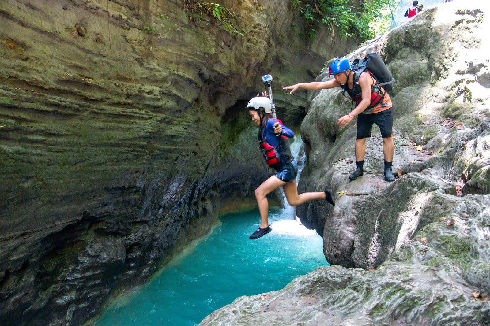 🇵🇭[세부][픽업불포함] 바디안 캐녀닝 어드벤처 → 카와산 폭포 Badian Canyoneering Adventure to ...